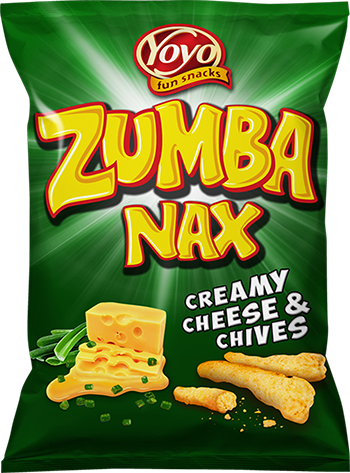 Zumba Nax Creamy Cheese n Chives – Yoyo Foods Zambia | Makers of Yoyo ...